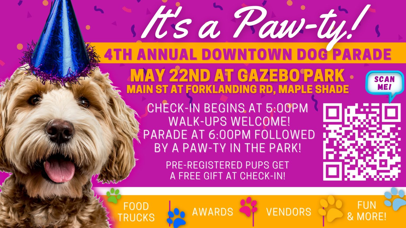 4th Annual Downtown Dog Parade – Maple Shade Township