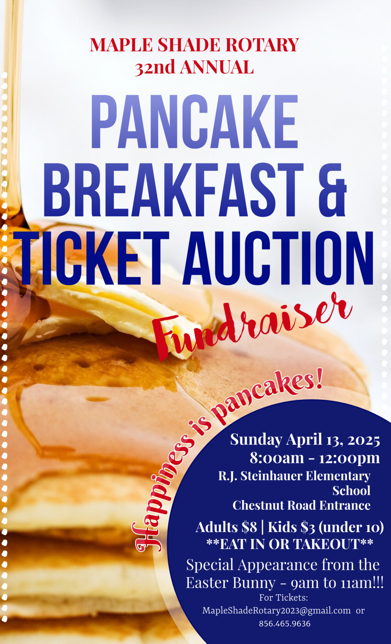 Rotary Pancake Breakfast – Maple Shade Township