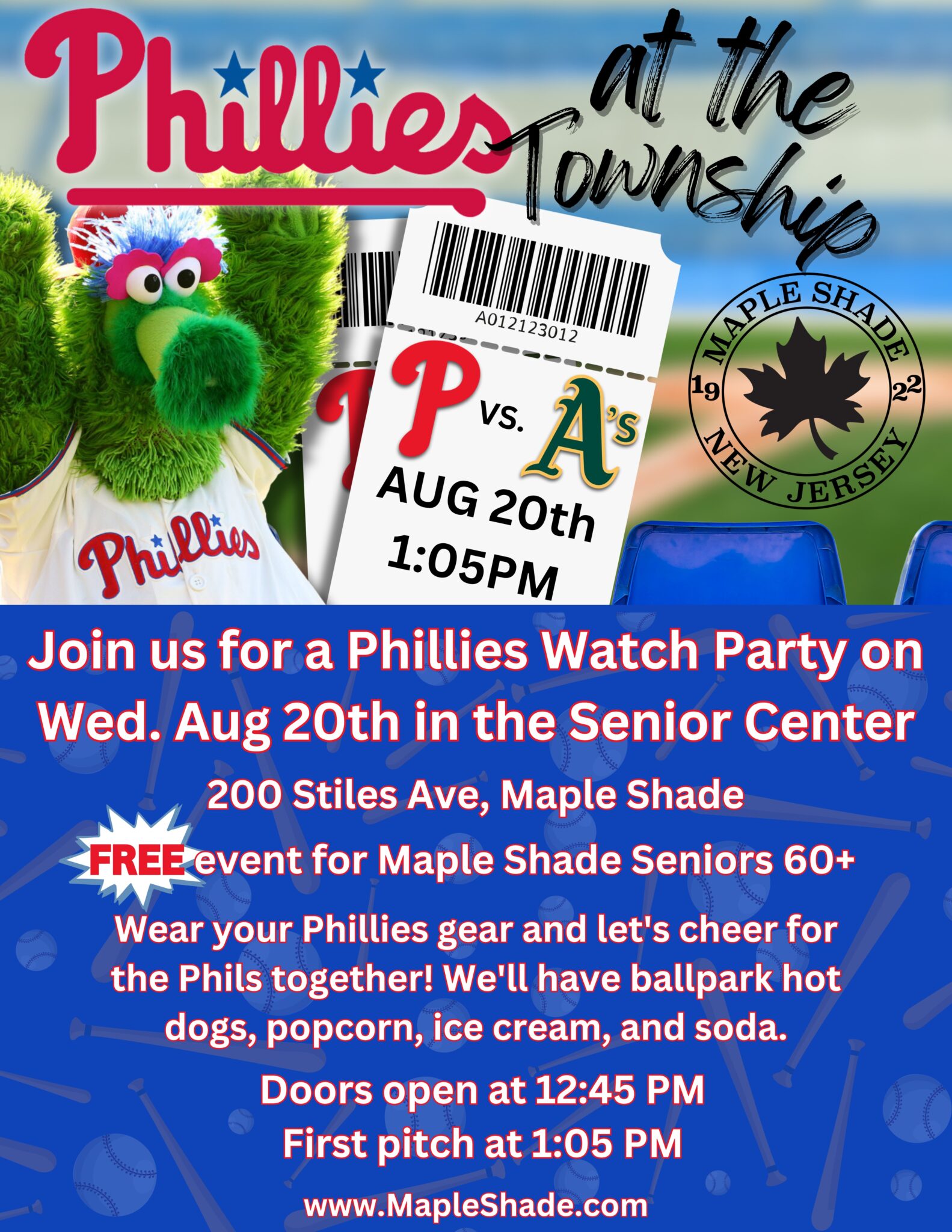 Phillies at the Township – Maple Shade Township