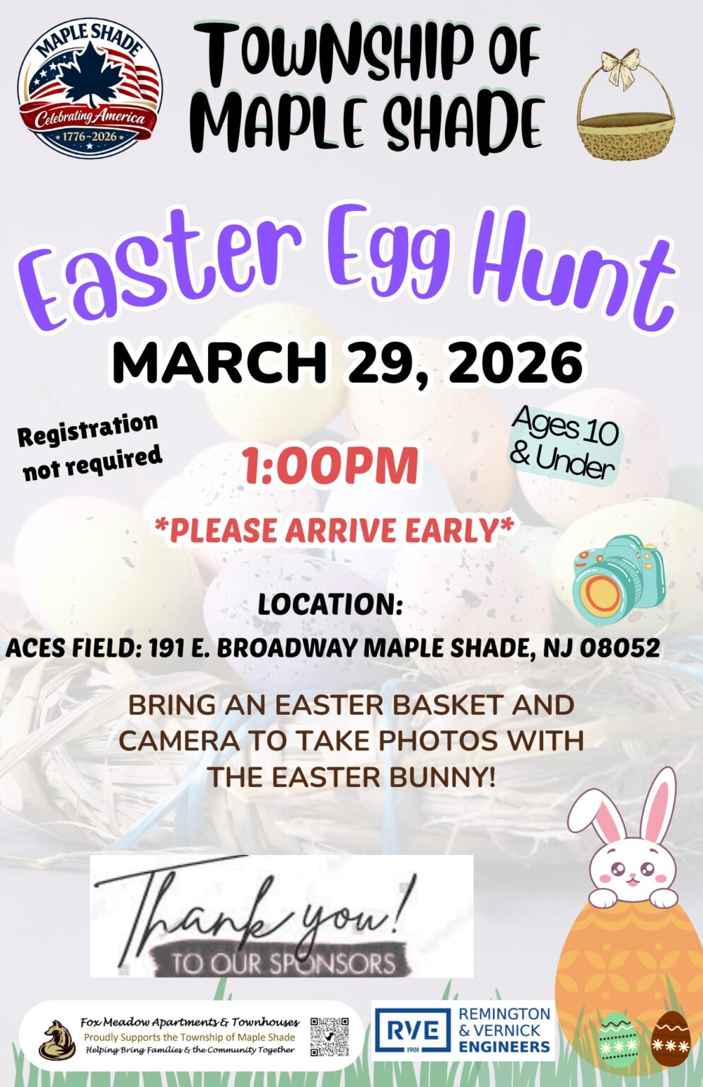 Easter Egg Hunt – Maple Shade Township